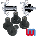 Simprop 1002341 Gummidämpfer D-Lock M 5 | 36-8653-5 | 4014578095791