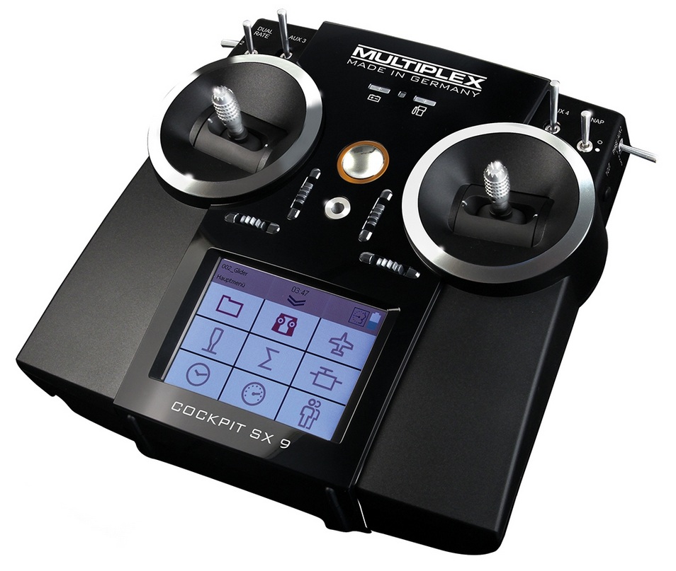 Multiplex Cockpit SX 9 M-Link Fernsteuerung bei Wiggerich Modellbau ...