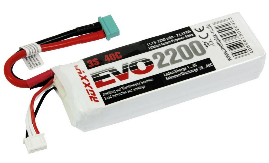 Multiplex 1-02593 Roxxy Evo LiPo 2200 11,1V 20 C