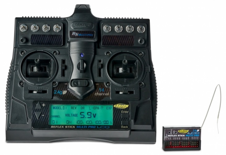 Carson 500501004 Reflex Stick Multi Pro LCD 2,4 GHz